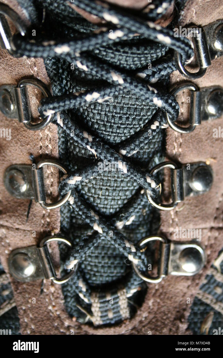 Boot Laces And Eyelets High Resolution Stock Photography and Images - Alamy