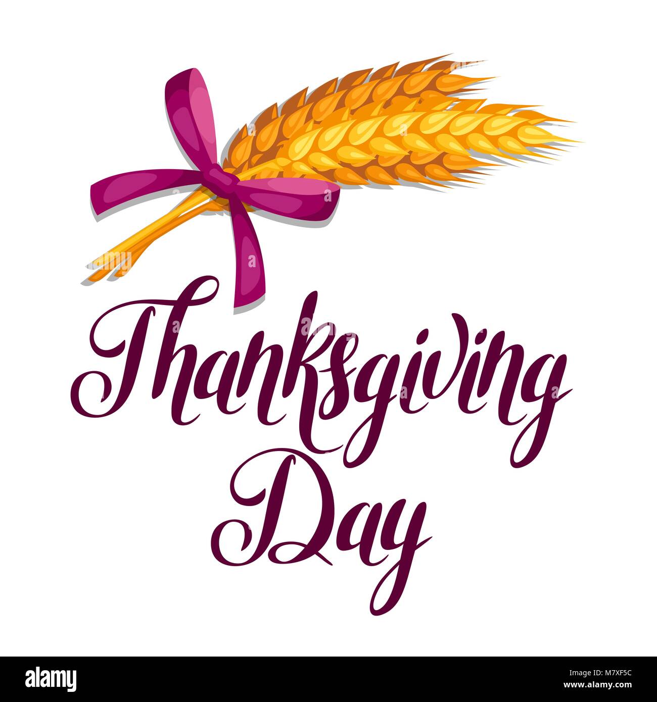 Thanksgiving fall greeting background Stock Vector Images - Alamy