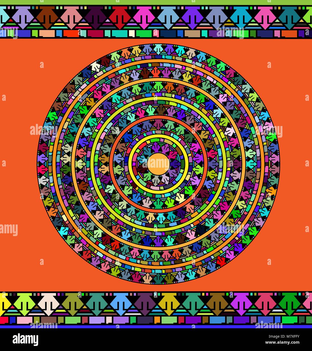 abstract many colored circle Stock Vector Image & Art - Alamy