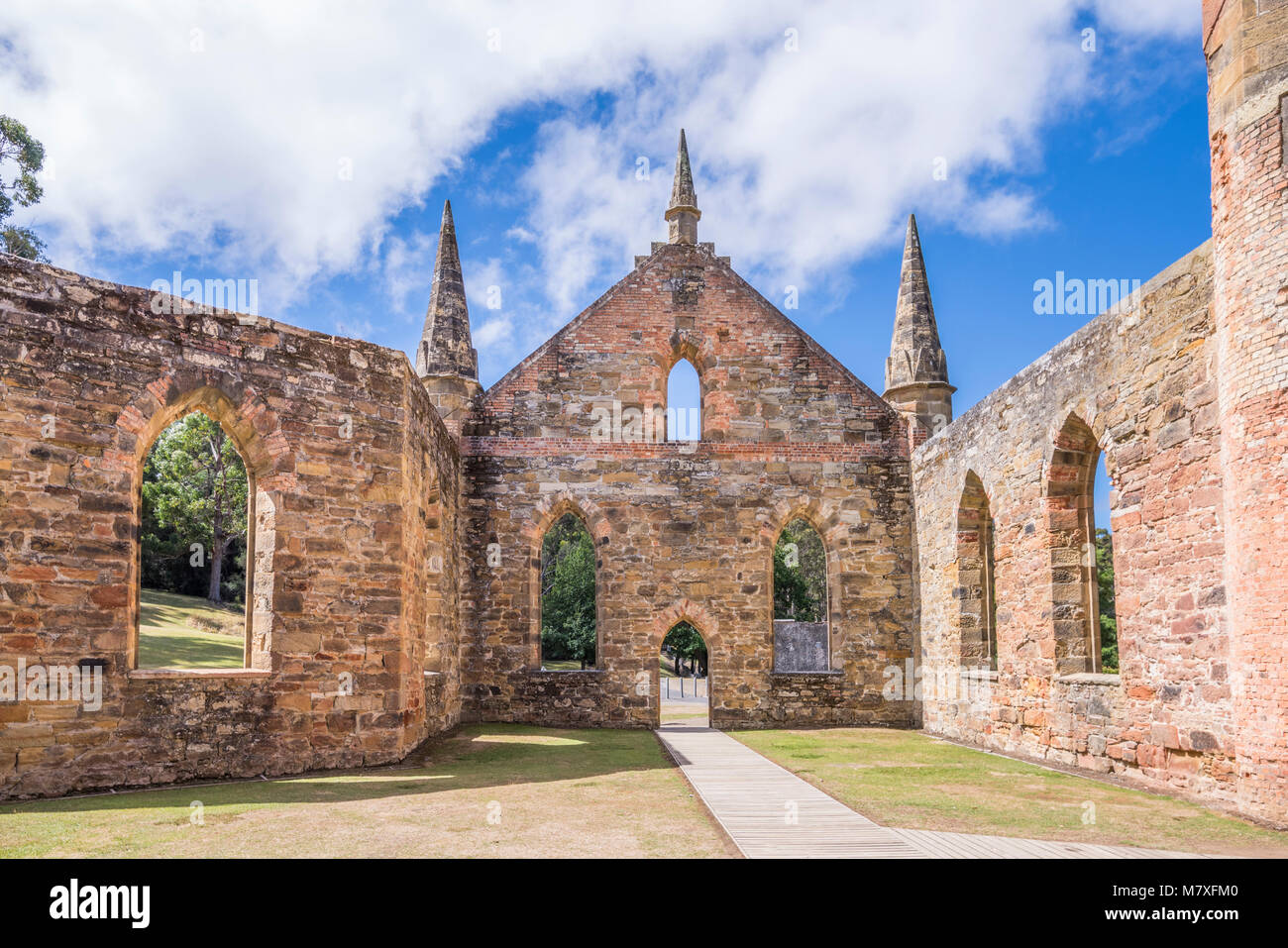 The convict church, Port Arthur, Tasmania Stock Photo - Alamy