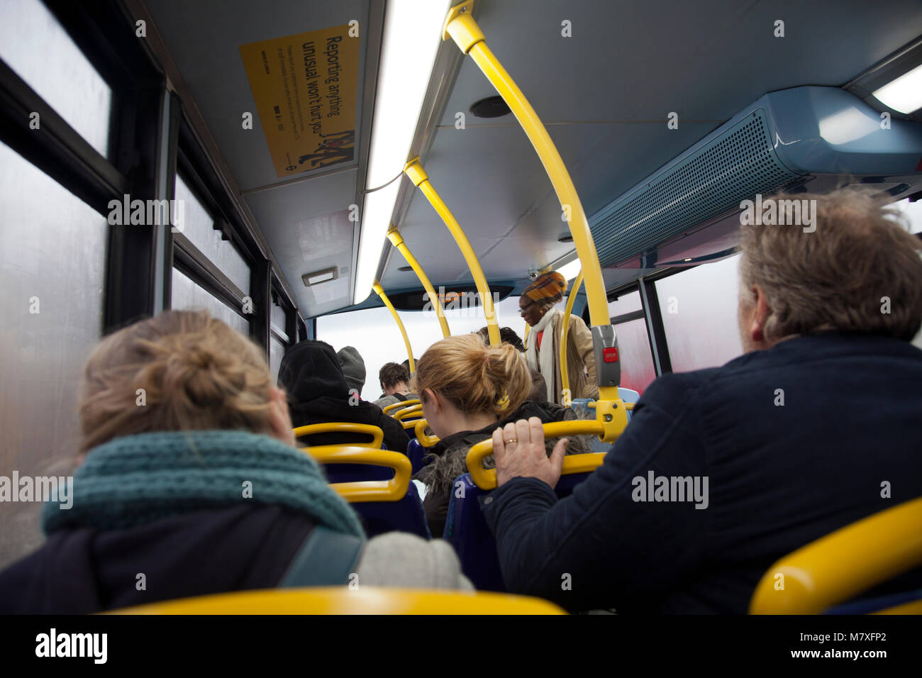 London bus interior hi-res stock photography and images - Alamy