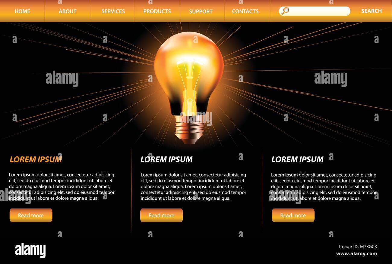 Web Design Website Vector Elements Stock Vector Image & Art - Alamy