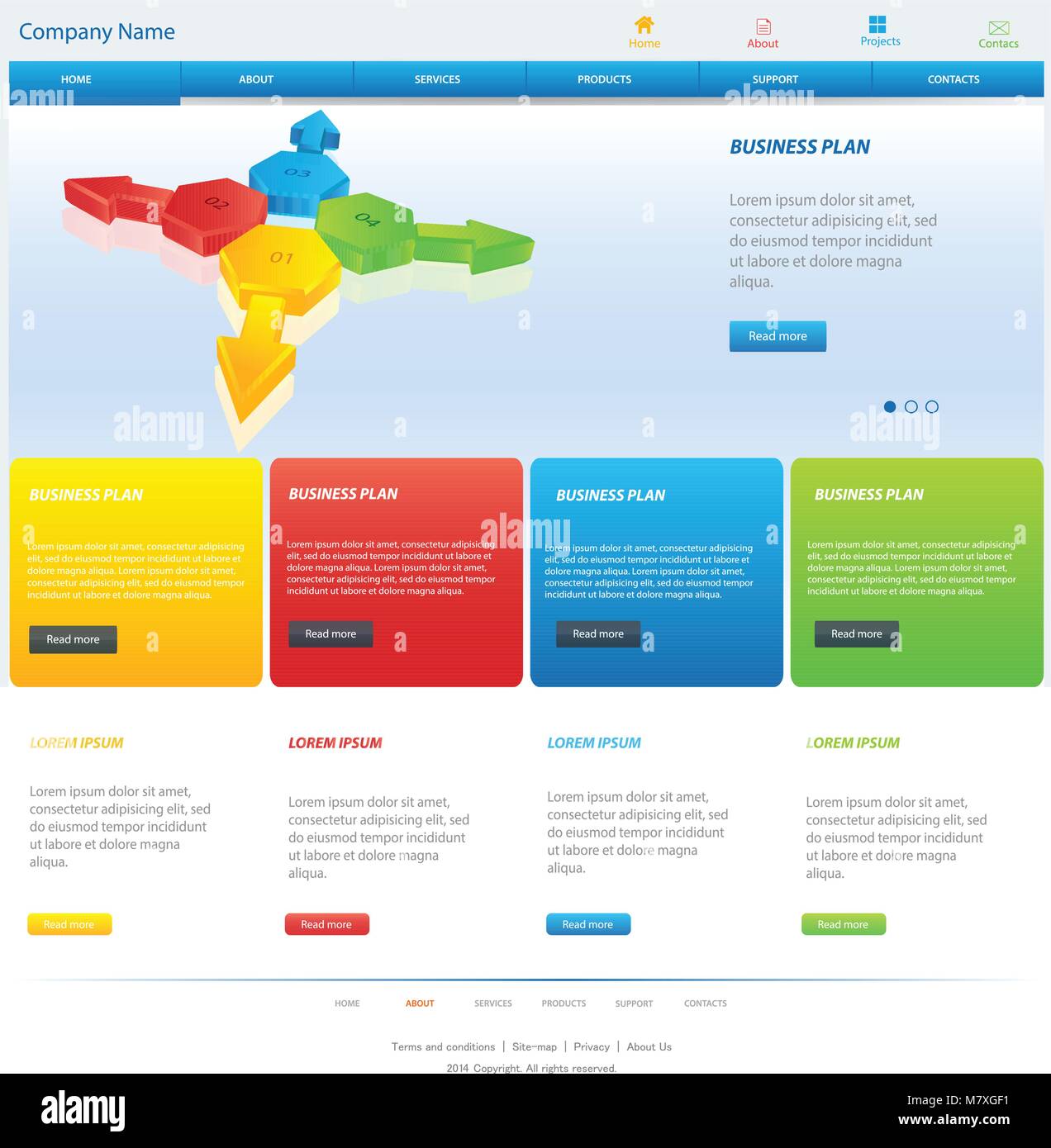 Web Design Website Vector Elements.Responsive web design concept Stock ...