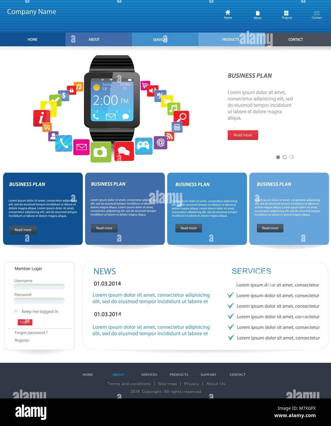 Html elements Stock Vector Images - Alamy