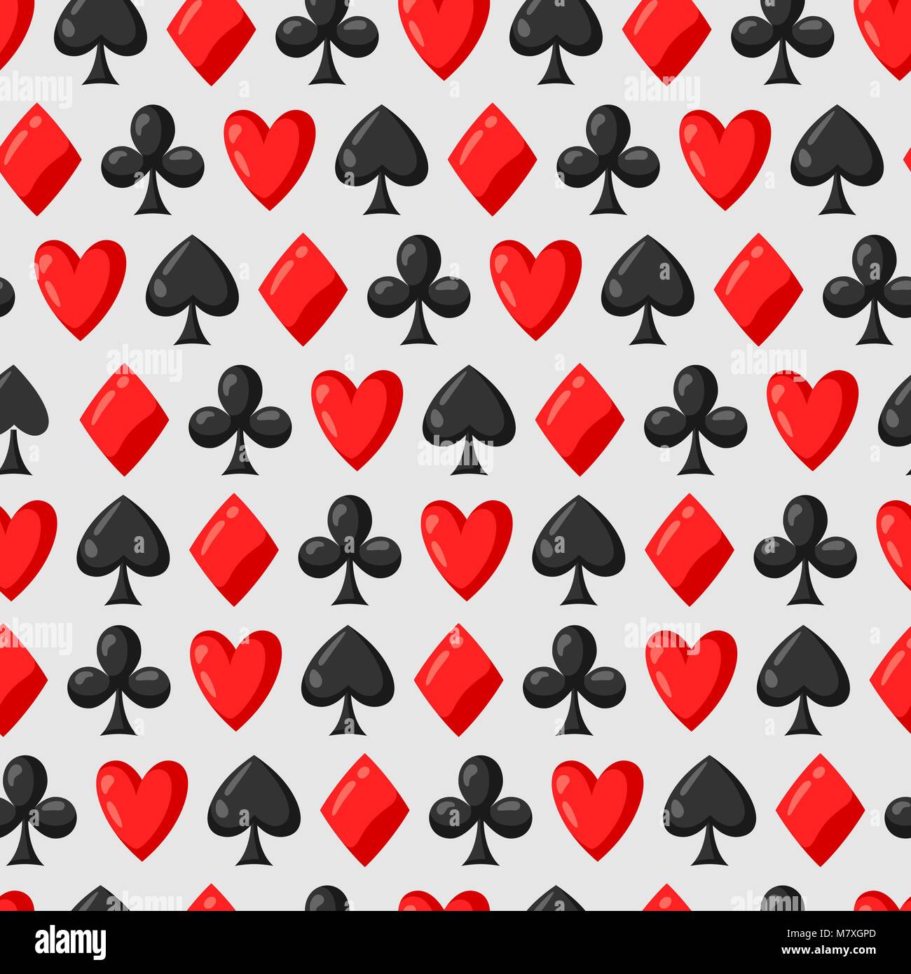 Seamless background play card suits hi-res stock photography and images ...