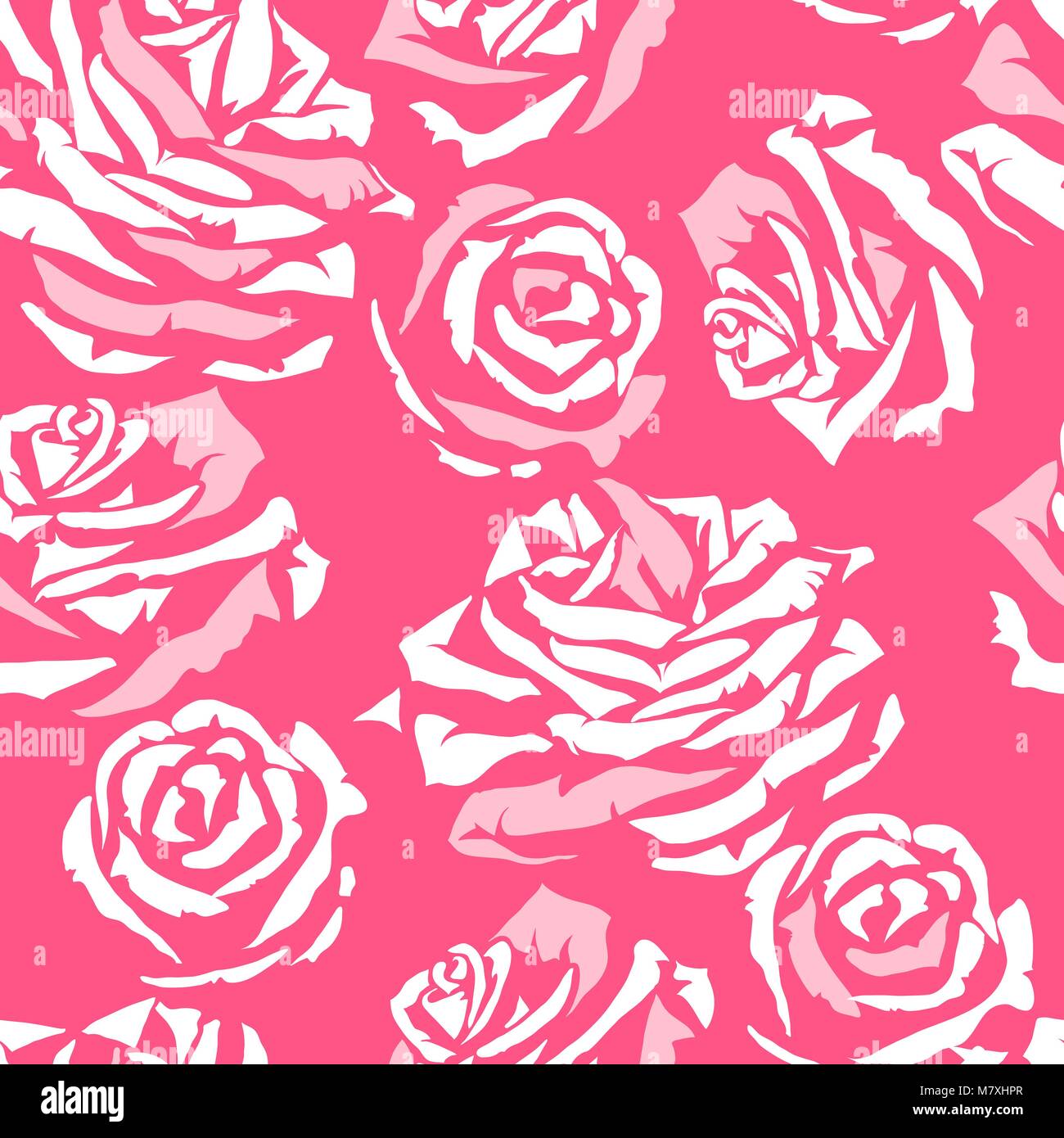 Rosy pink flower Stock Vector Images - Alamy