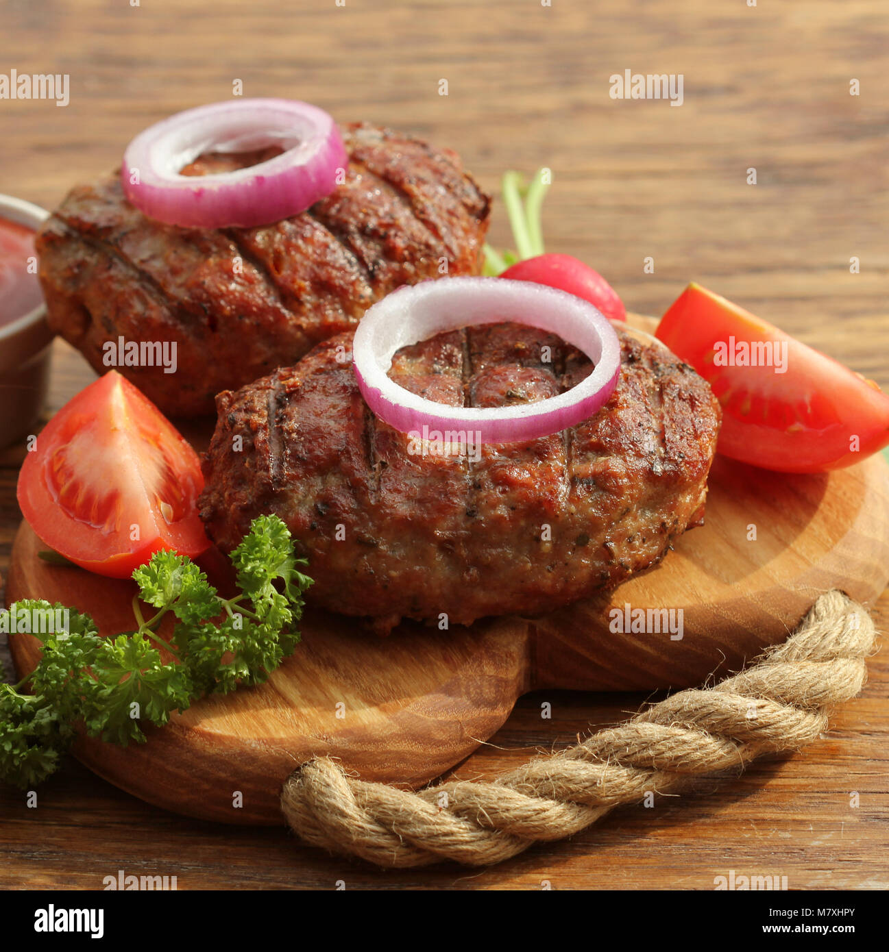 Beef Burger No Bun High Resolution Stock Photography and Images - Alamy