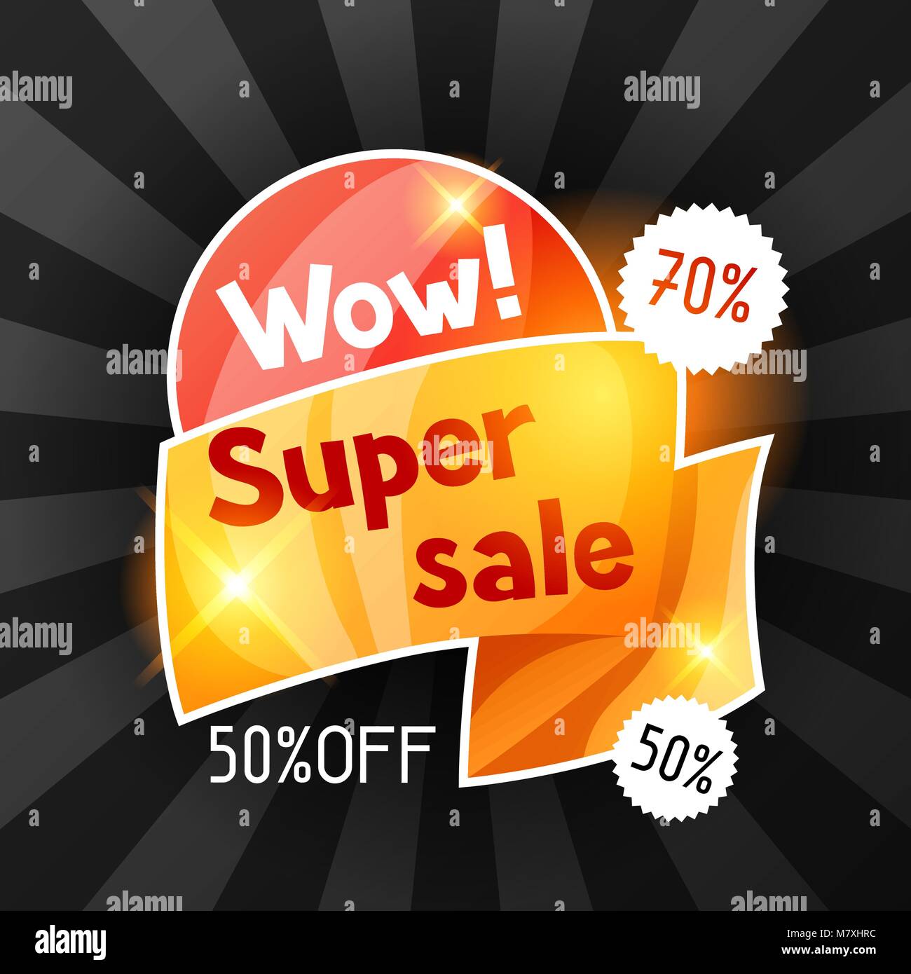 Super sale banner. Advertising flyer for commerce, discount and special ...