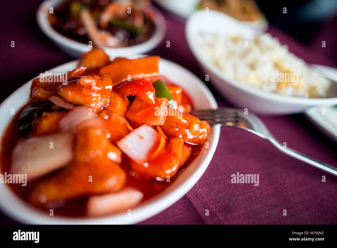 Food from Chinese Restaurant Stock Photo - Alamy