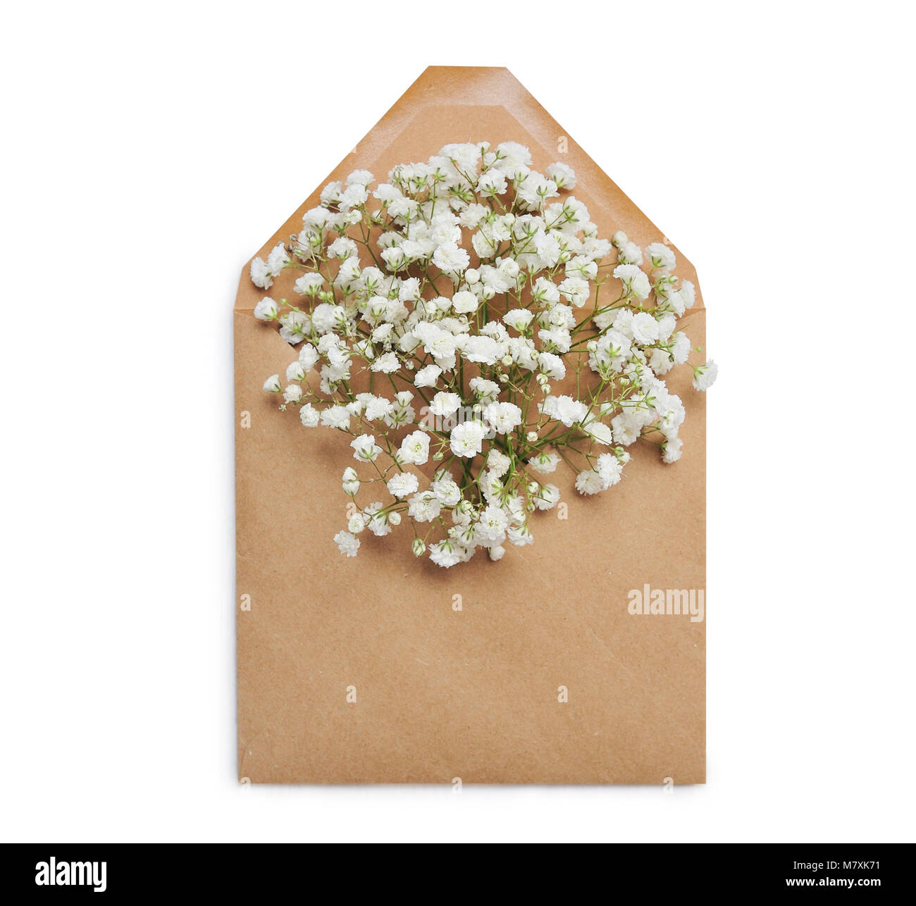 Flat love letter on Cut Out Stock Images & Pictures - Alamy