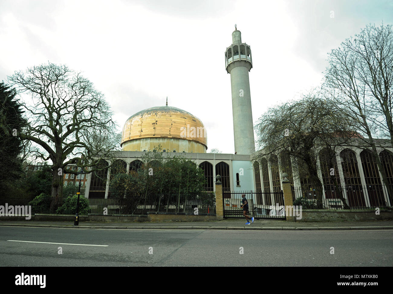 A view of London Central Mosque in Regent's Park, which has been newly ...
