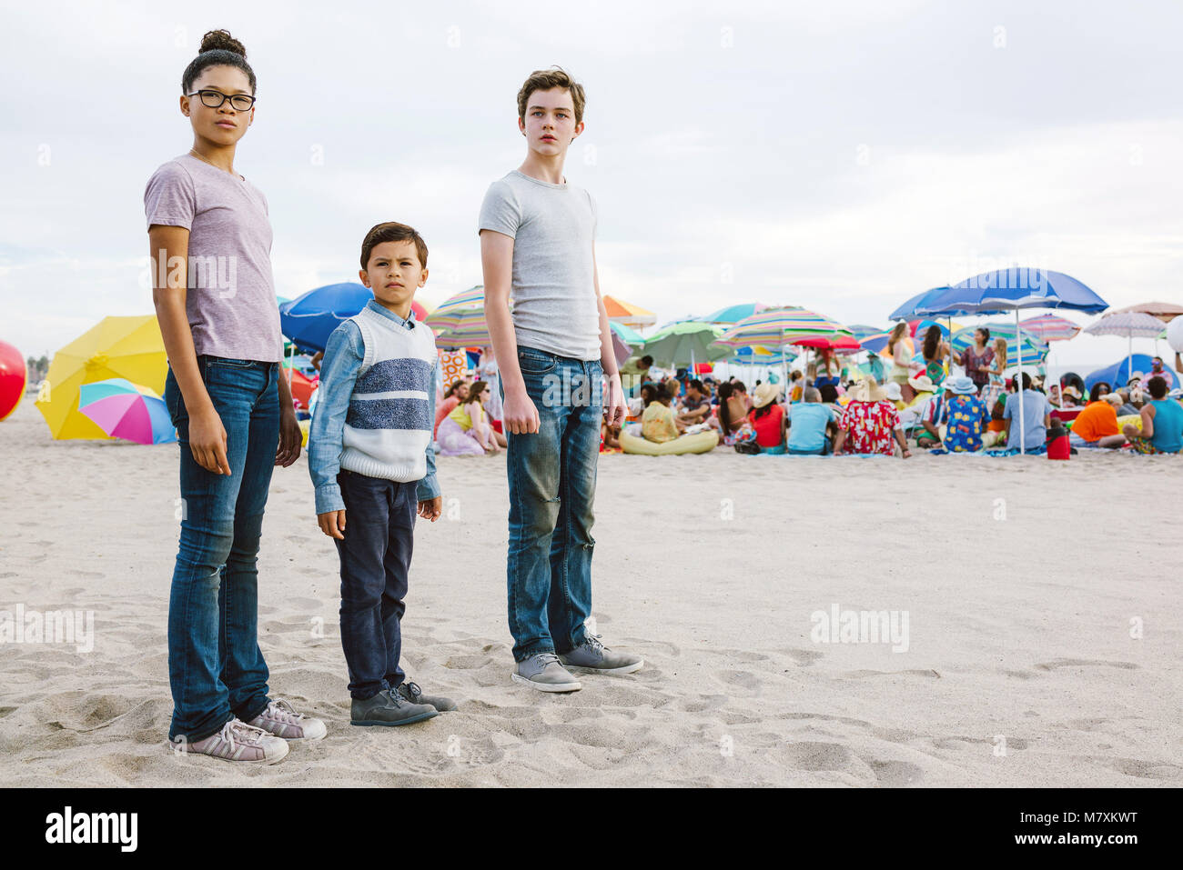 A WRINKLE IN TIME, from left: Storm Reid, Deric McCabe, Levi Miller ...
