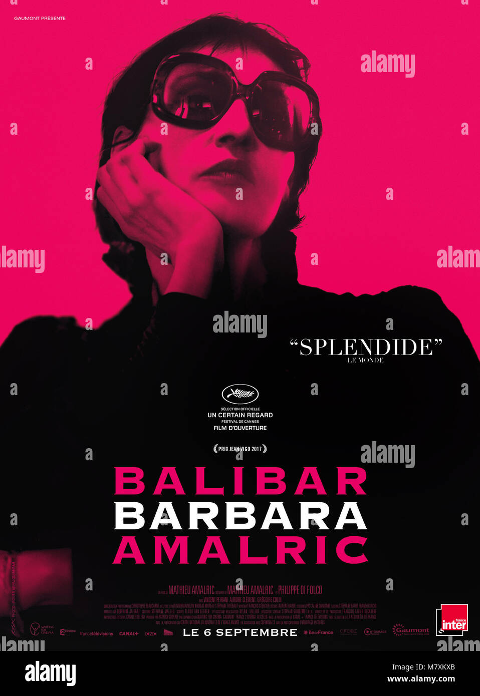BARBARA, French poster, Jeanne Balibar, 2017. © Gaumont / Courtesy ...