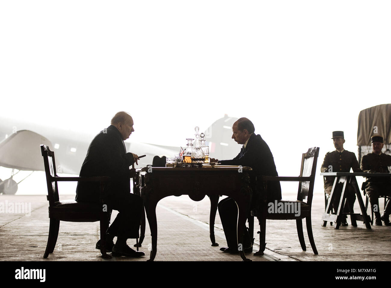 DARKEST HOUR, from left: Gary Oldman as Winston Churchill, Oliver ...