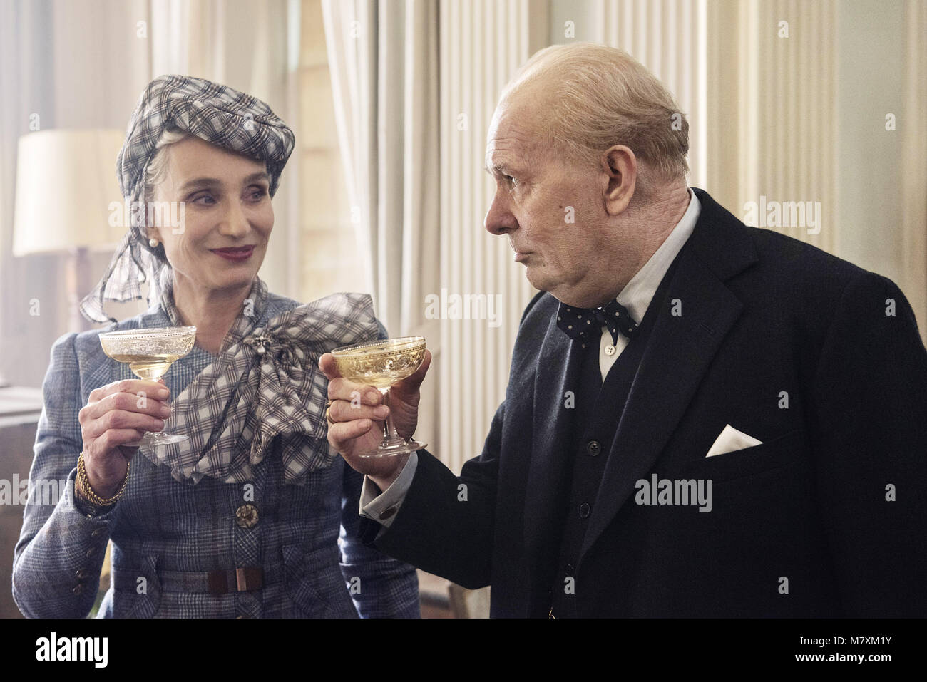 DARKEST HOUR, from left: Kristin Scott Thomas as Clementine Churchill ...