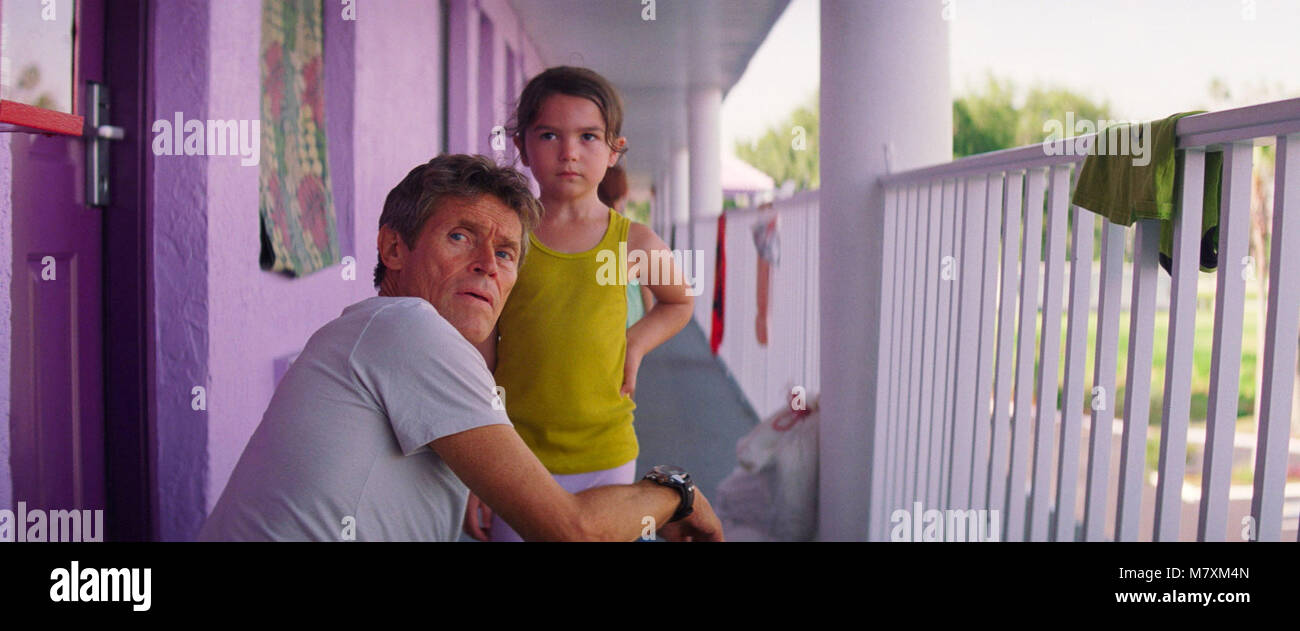 THE FLORIDA PROJECT, from left: Willem Dafoe, Brooklynn Prince, 2017 ...