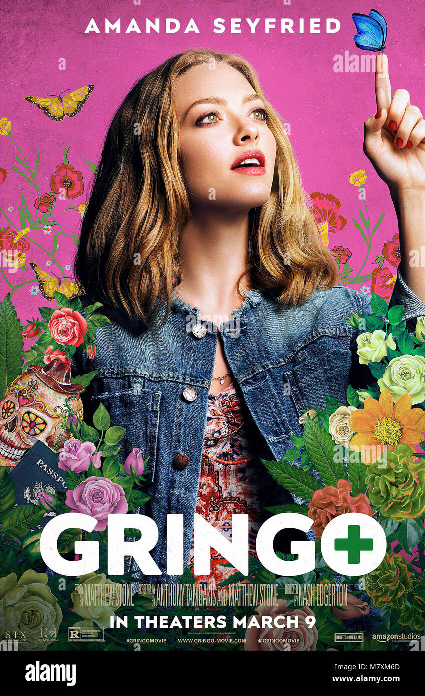 GRINGO, US character poster, Amanda Seyfried, 2018. STX Entertainment ...