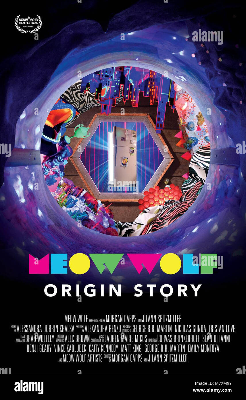 MEOW WOLF: ORIGIN STORY, poster, 2018. © Meow Wolf Entertainment ...