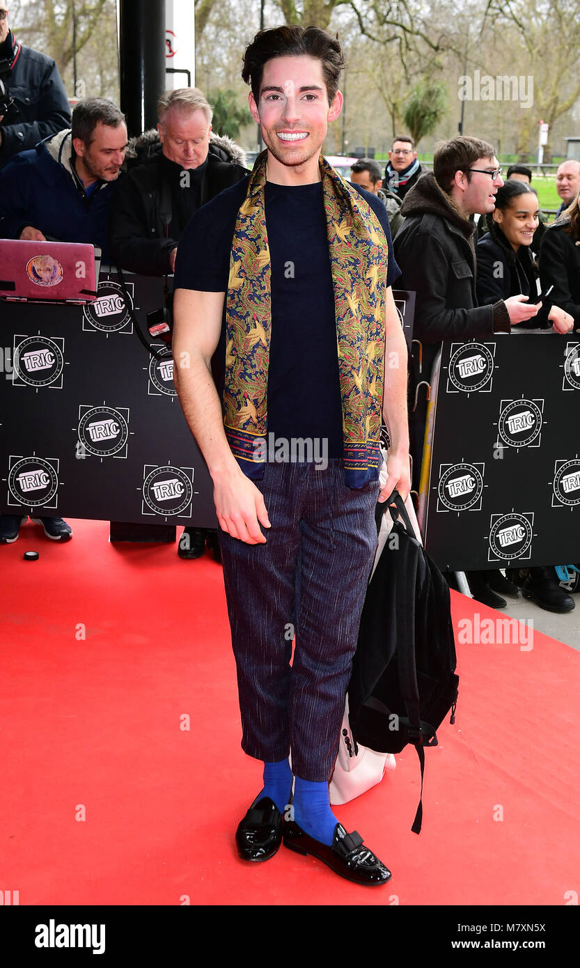 Tom Read Wilson attending the 2018 TRIC Awards at the Grosvenor House ...