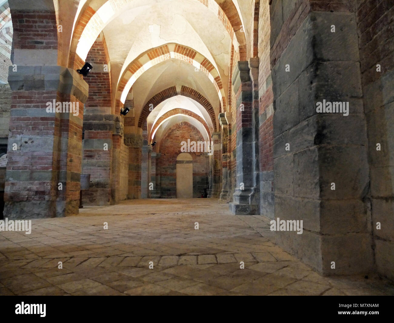 Albugnano(Asti), Piedmont, Italy.Santa Maria di Vezzolano romanesque ...