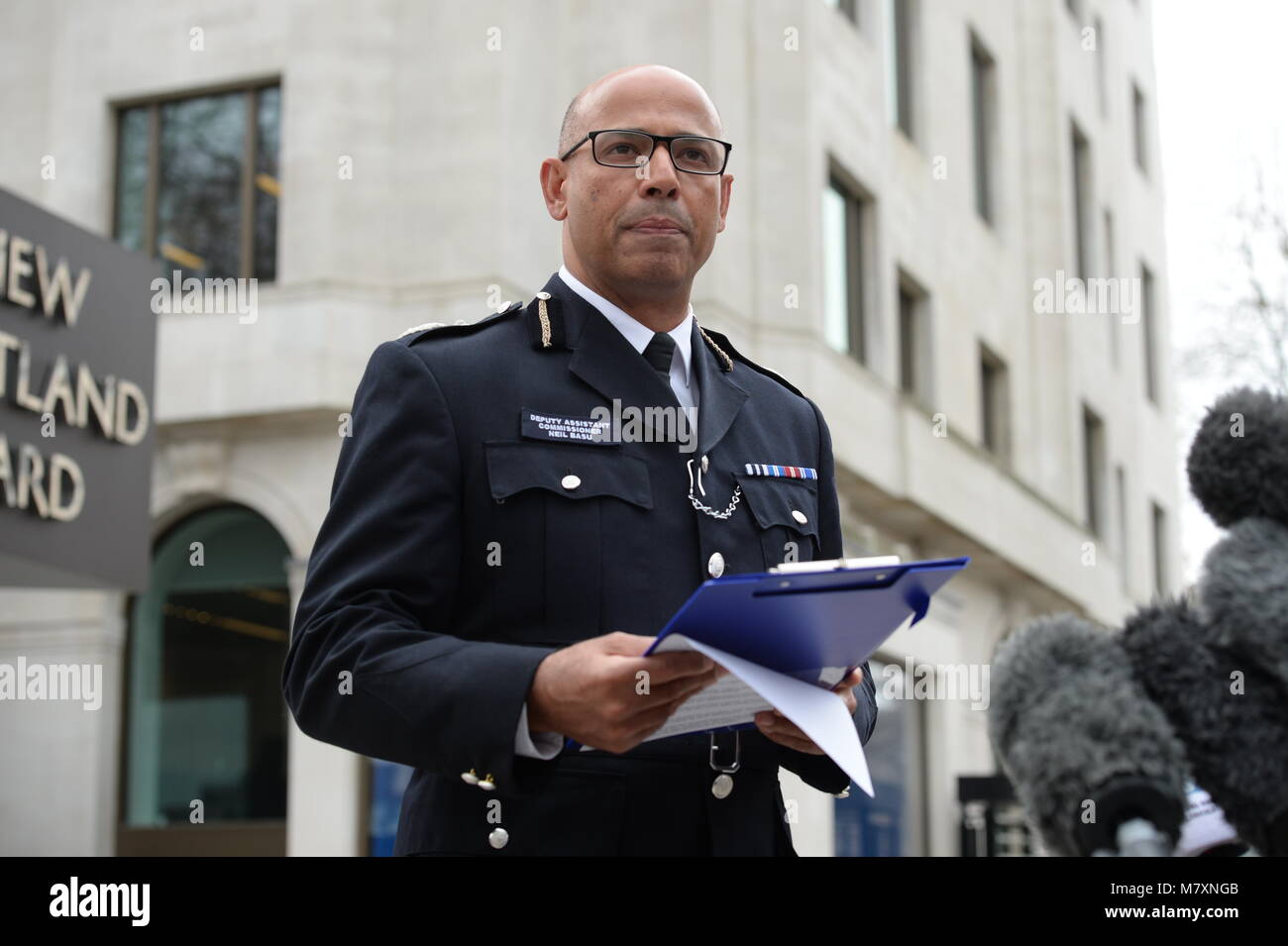 UK's head of counter-terrorism policing Neil Basu, speaking at Scotland ...