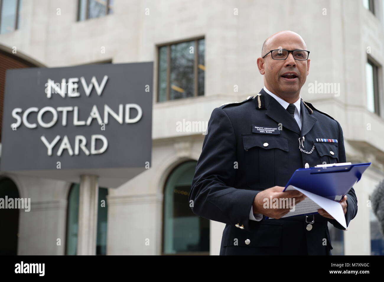 UK's head of counter-terrorism policing Neil Basu, speaking at Scotland ...
