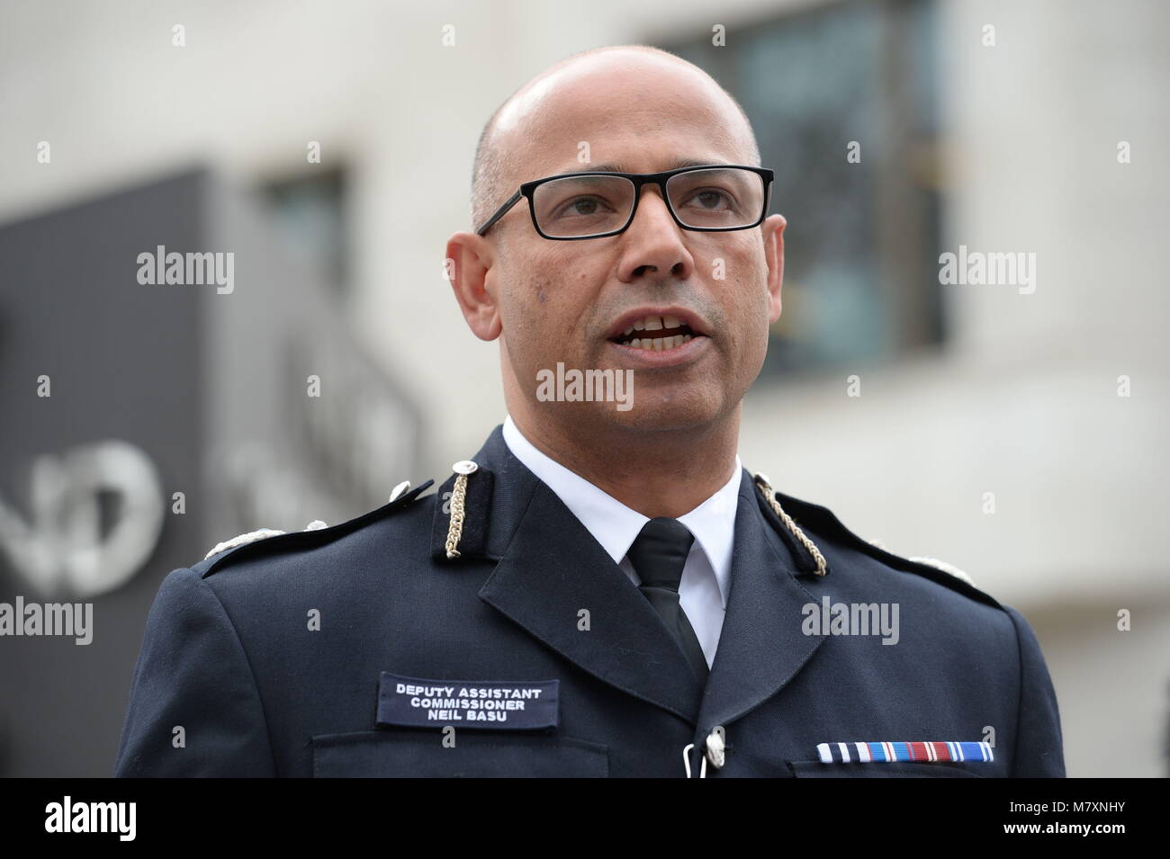 UK's head of counter-terrorism policing Neil Basu, speaking at Scotland ...