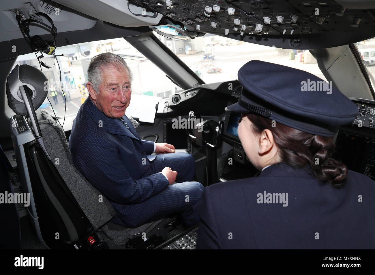 Ba senior first officer kate beesley during hi-res stock photography ...