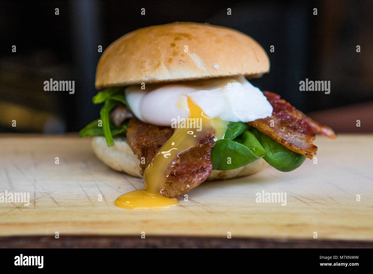 Bacon bap hi-res stock photography and images - Alamy
