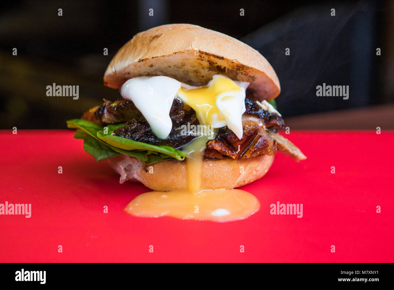 Full English breakfast bap Stock Photo - Alamy Full English breakfast bap Stock Photo - Alamy