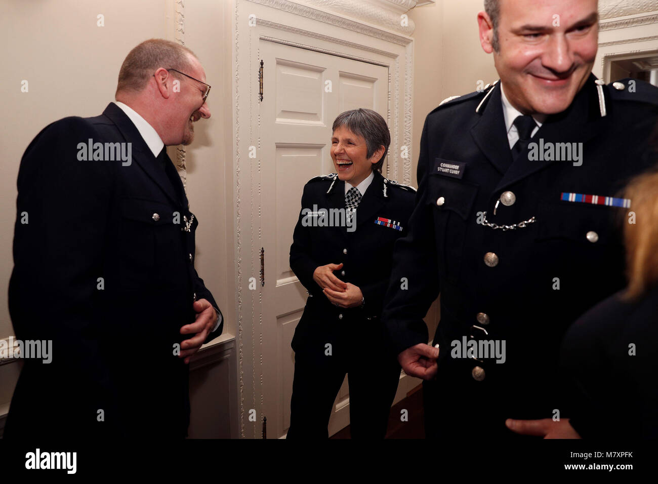 Metropolitan Police Commissioner Cressida Dick and Police commander ...