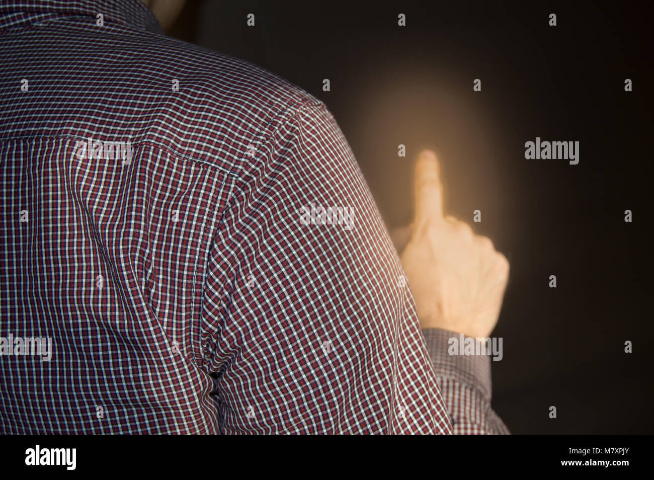 Raised right forearm hi-res stock photography and images - Alamy