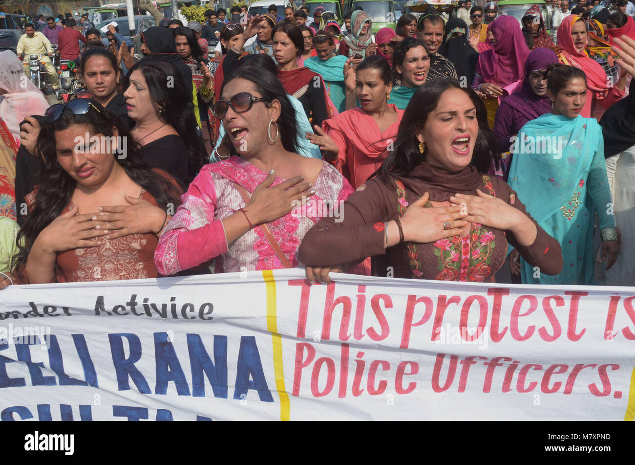 Pakistani transgenders hold protest rally from Lahore Press Club to ...