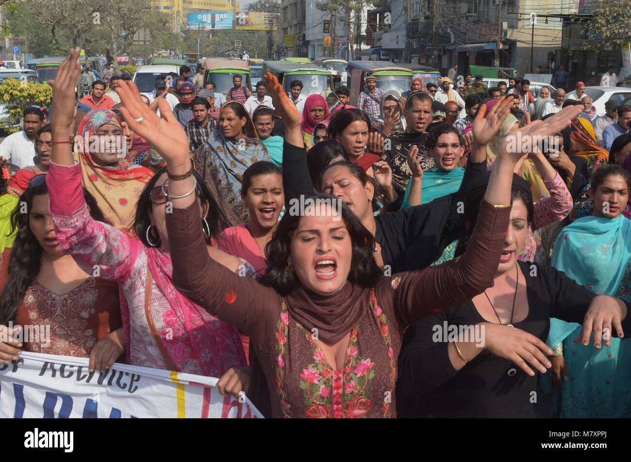 Pakistani transgenders hold protest rally from Lahore Press Club to ...