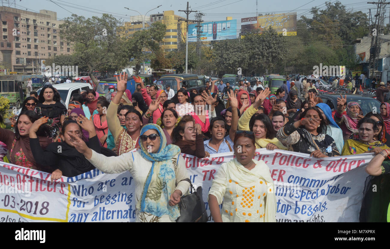 Pakistani transgenders hold protest rally from Lahore Press Club to ...