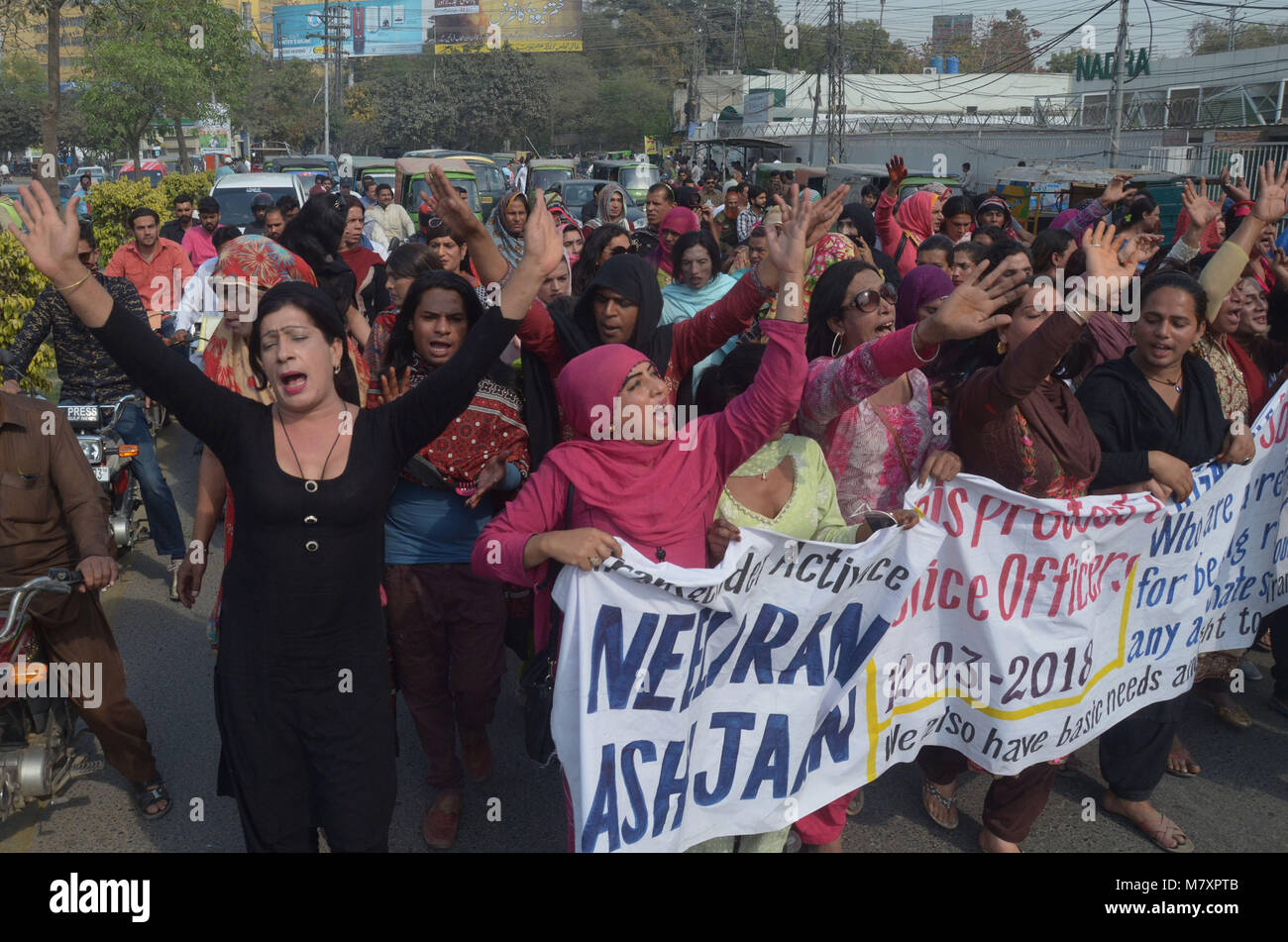 Pakistani transgenders hold protest rally from Lahore Press Club to ...