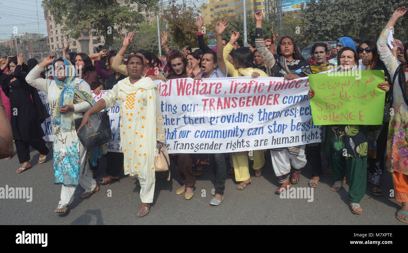 Pakistani transgenders hold protest rally from Lahore Press Club to ...