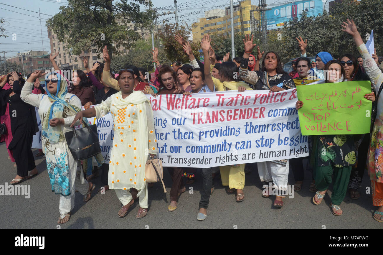 Pakistani transgenders hold protest rally from Lahore Press Club to ...