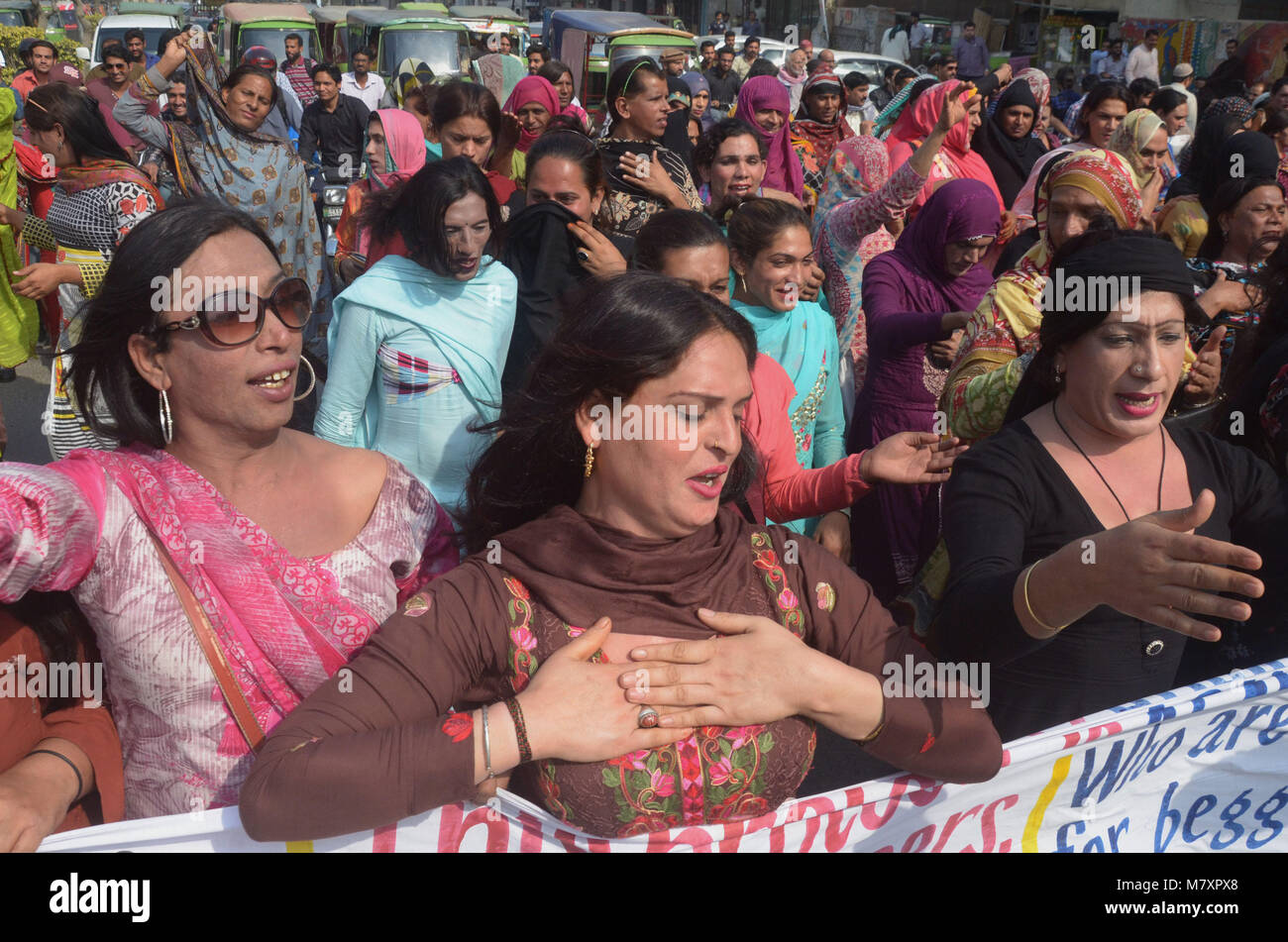 Pakistani transgenders hold protest rally from Lahore Press Club to ...