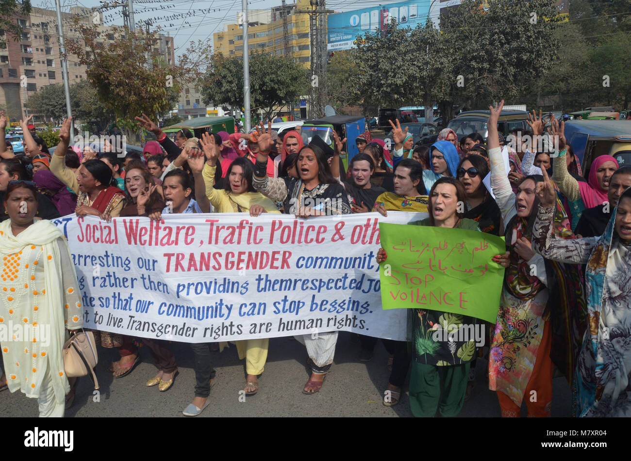 Pakistani transgenders hold protest rally from Lahore Press Club to ...