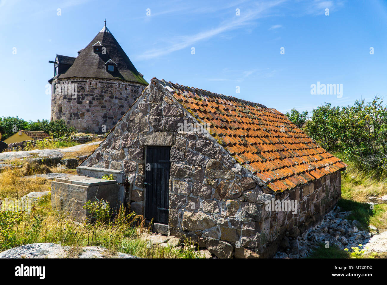 Christiansø is a smal island east of Bornholm in the Baltic Sea and the ...