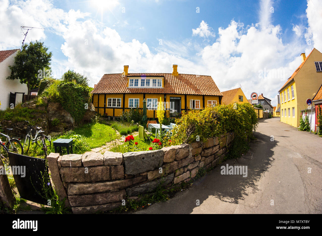 Bornholm is a small Danish island in the Baltic sea east of Sweden ...