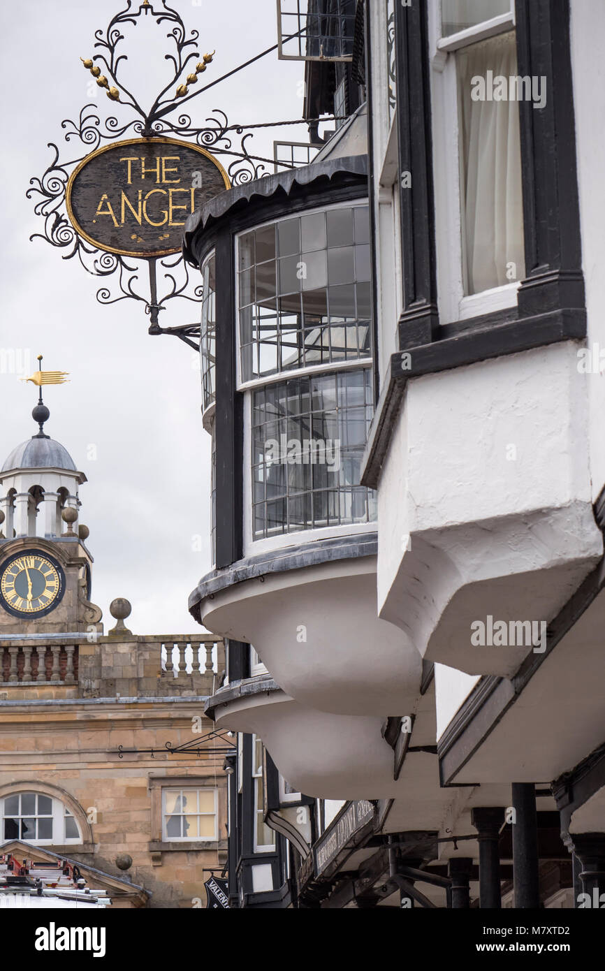 Broad Street Ludlow Shropshire West Midlands England Stock Photo - Alamy