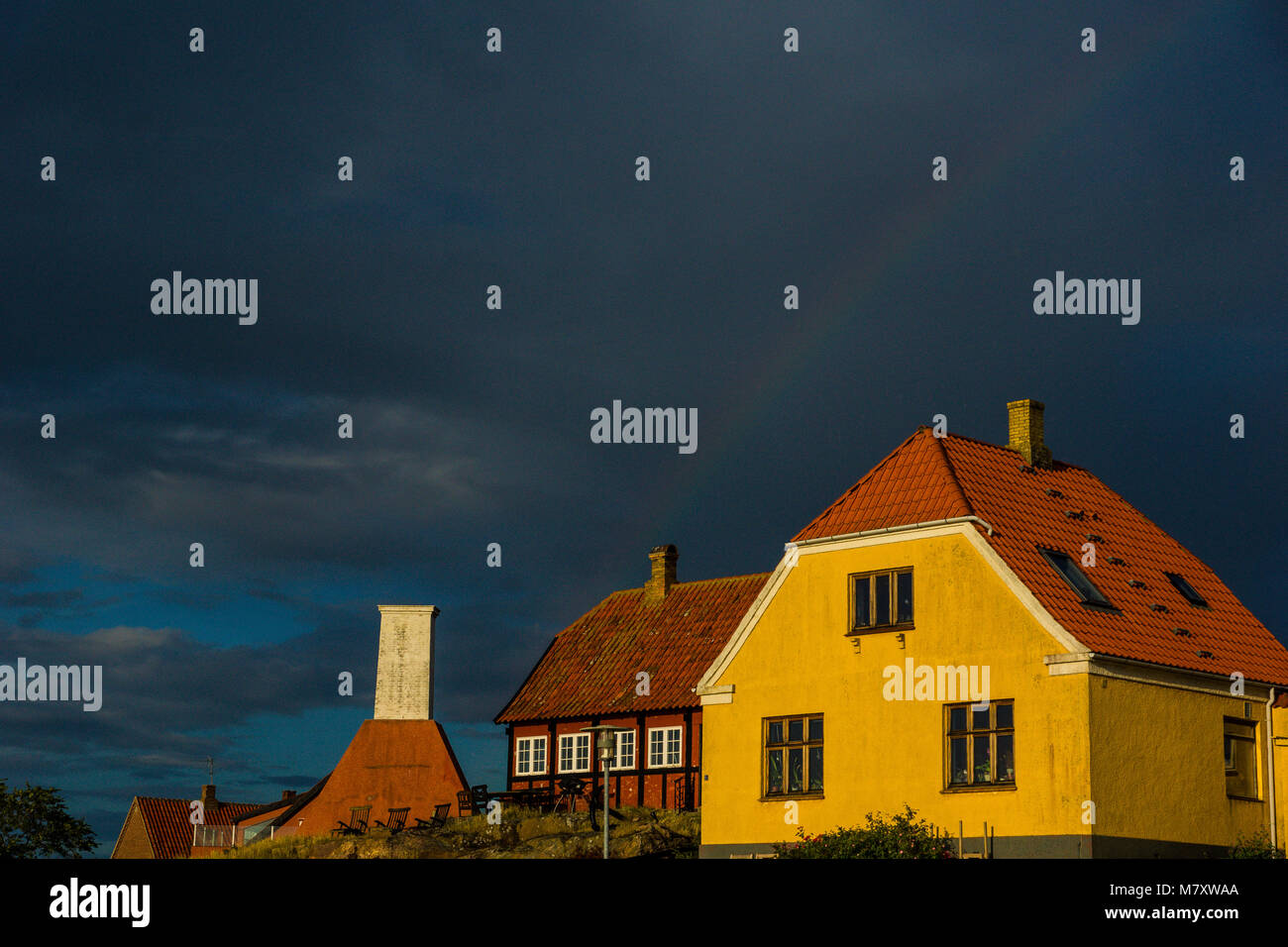 Bornholm is a small Danish island in the Baltic sea east of Sweden ...