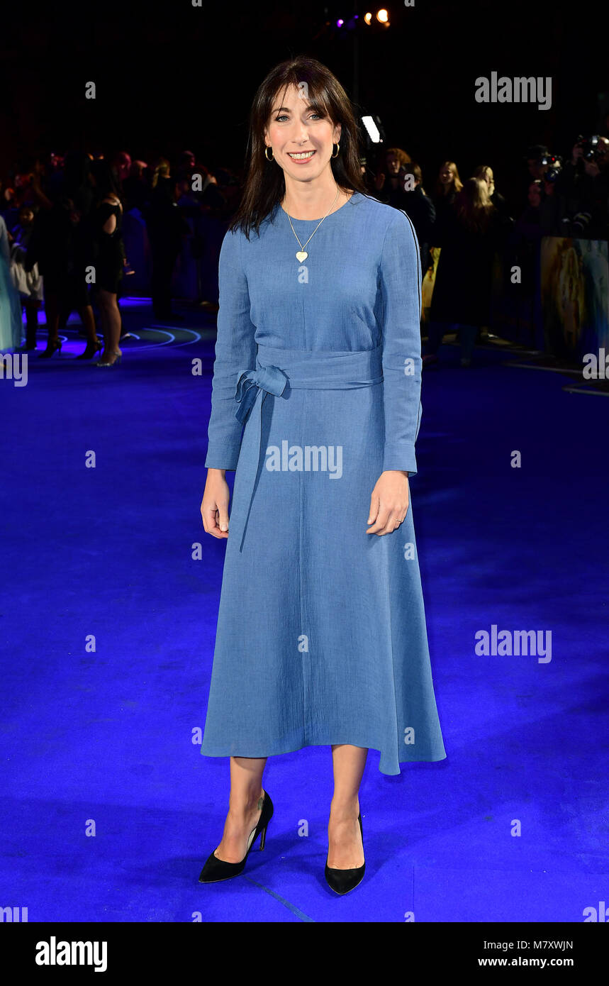Samantha Cameron attending the A Wrinkle In Time European Premiere held ...