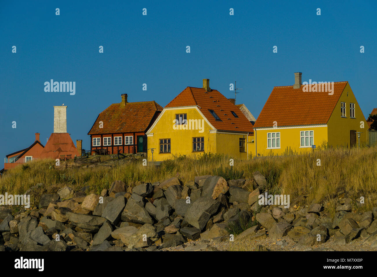 Bornholm is a small Danish island in the Baltic sea east of Sweden ...