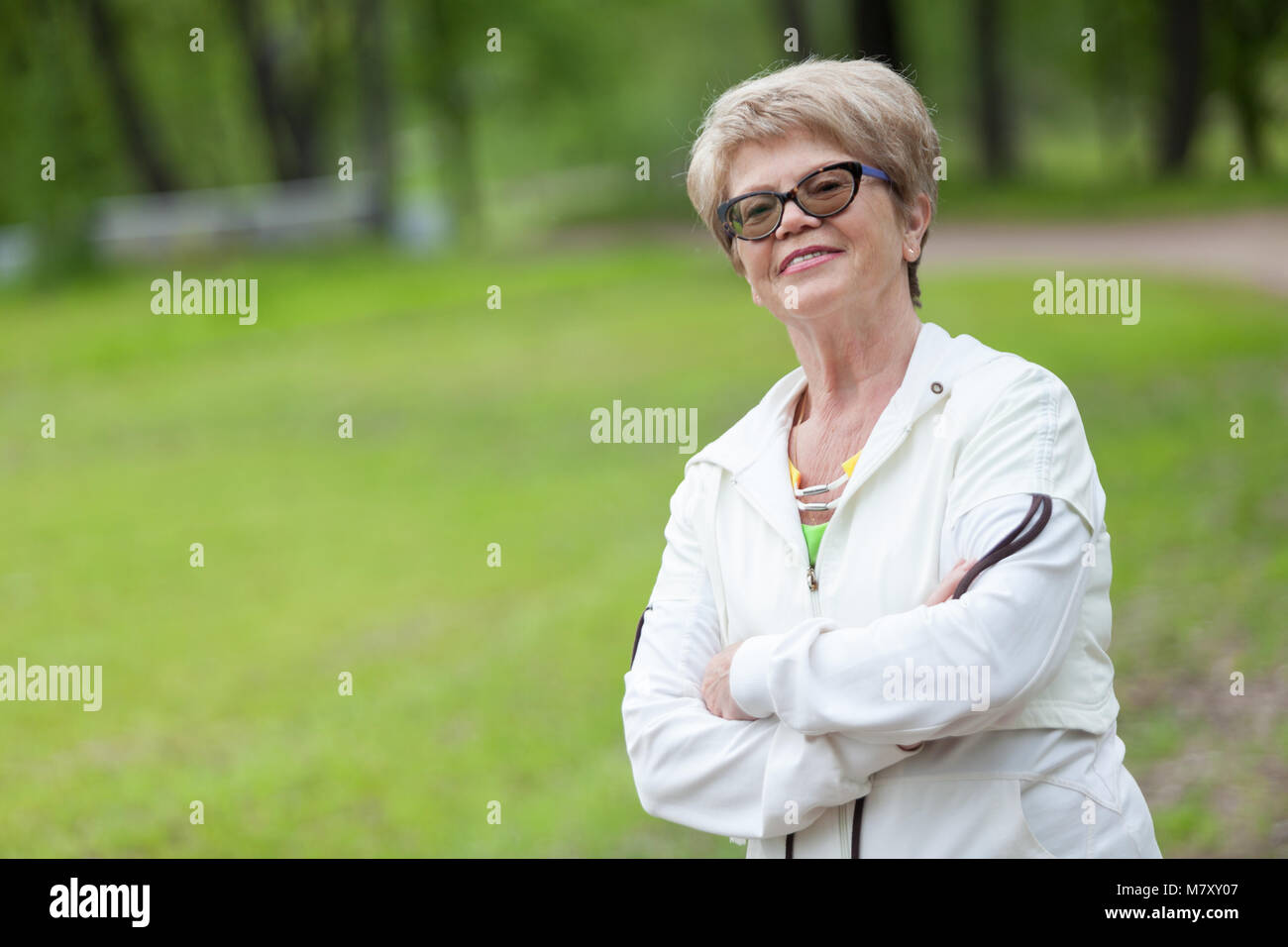 Happy cheerful good natured elderly hi-res stock photography and images ...