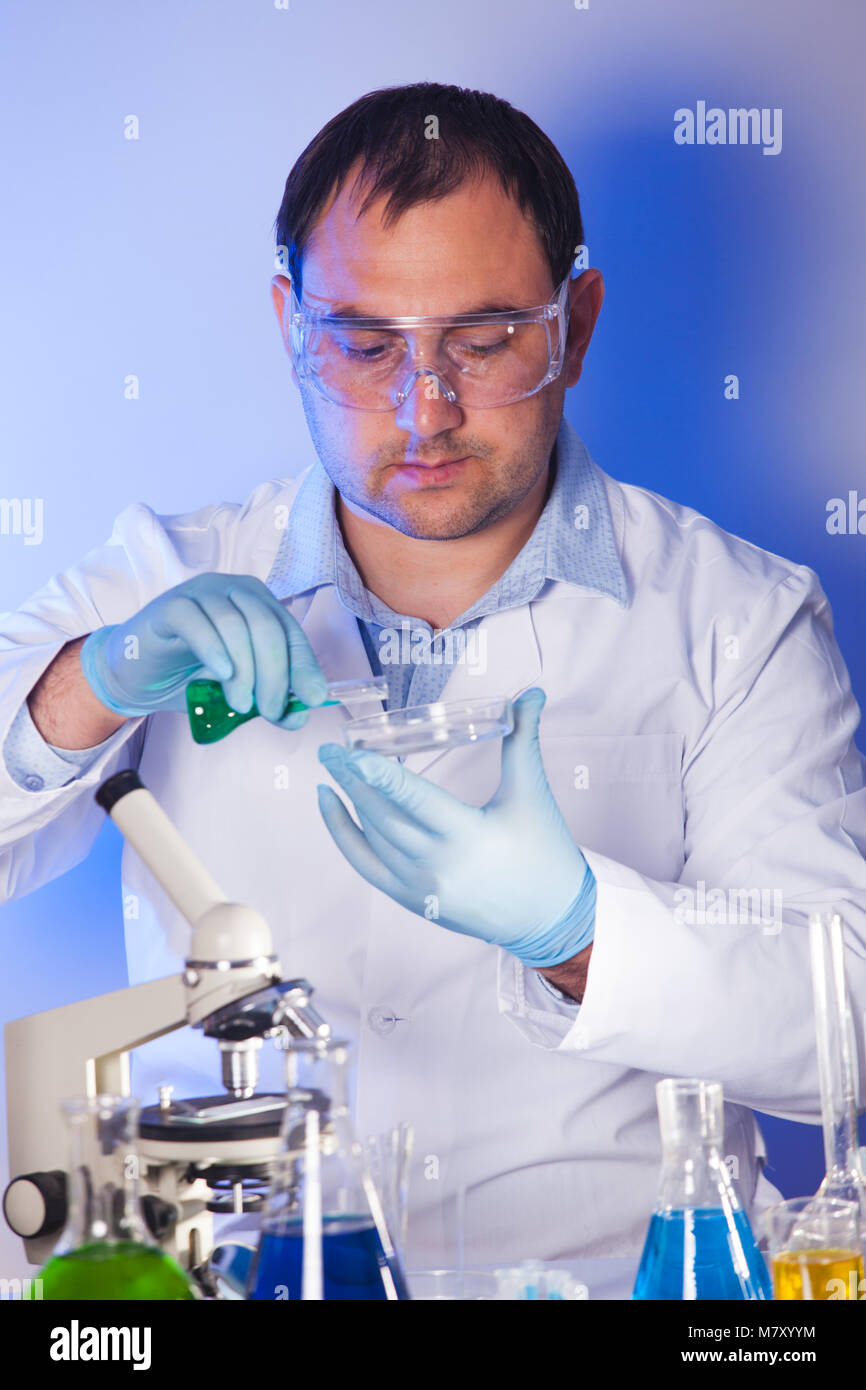 Scientist at the work Stock Photo - Alamy