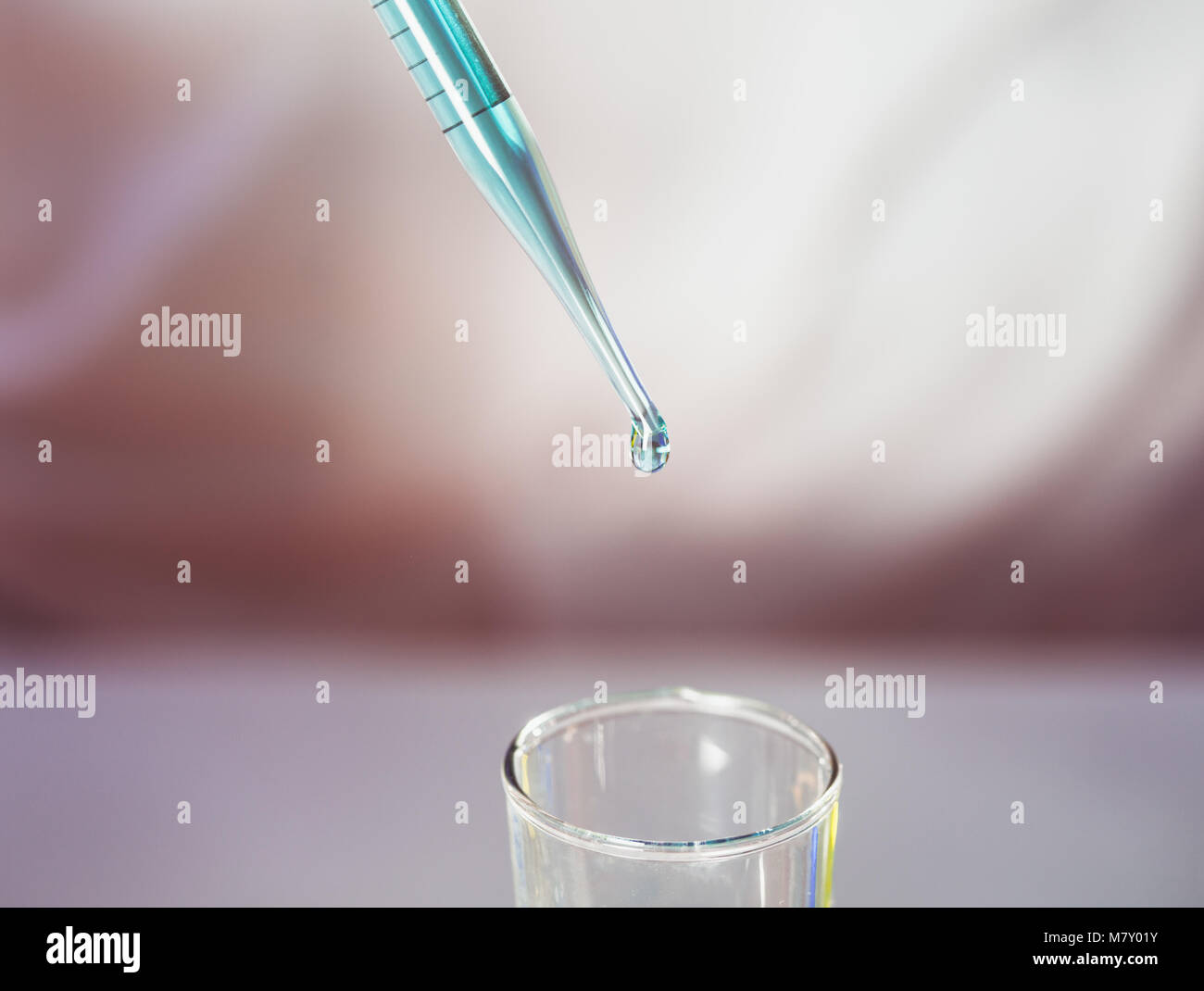 The Laboratory drop Stock Photo - Alamy
