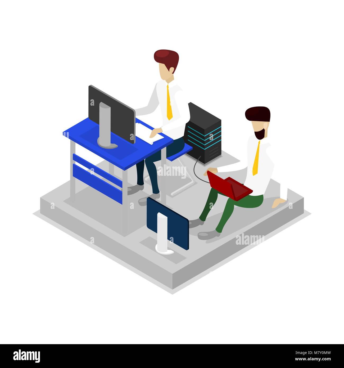 Icon programmers computer Stock Vector Images - Alamy